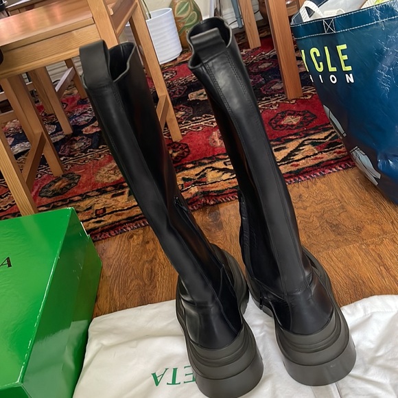 Bottega Veneta | Shoes | New Bottega Veneta Black Twotone Tall Tire ...